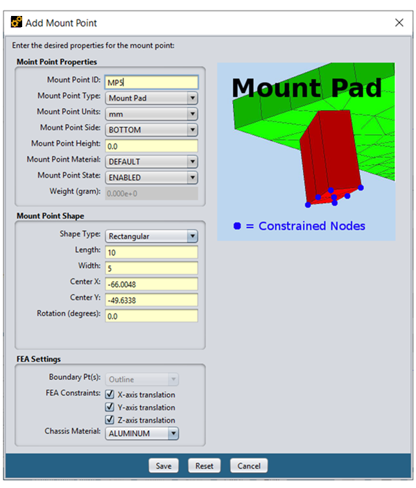 8.2. FEA- Mount Points and Fixtures